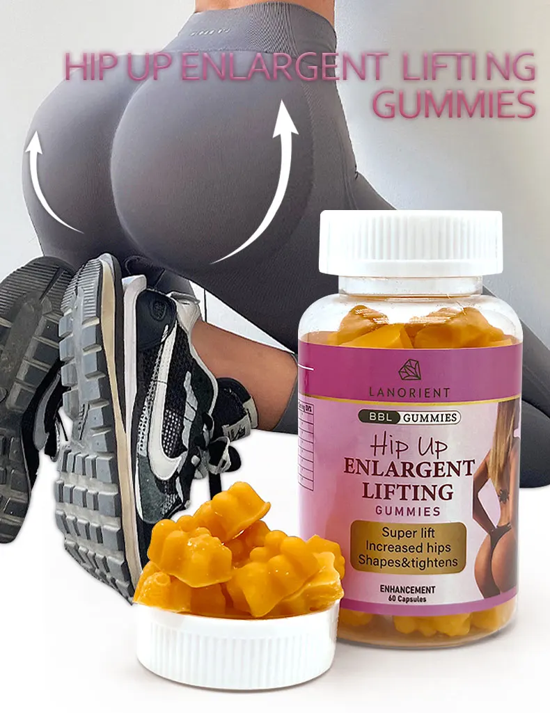 LANORIENT Bears Maca Ginger Bigger Butt Booster Lift Hip and Butt Enlargement Butt Enhancement ...