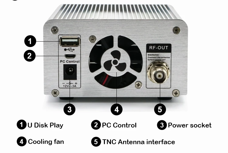 NIO-T6B 6W FM Radio Transmitter Kit - Hifi Stereo Sound
