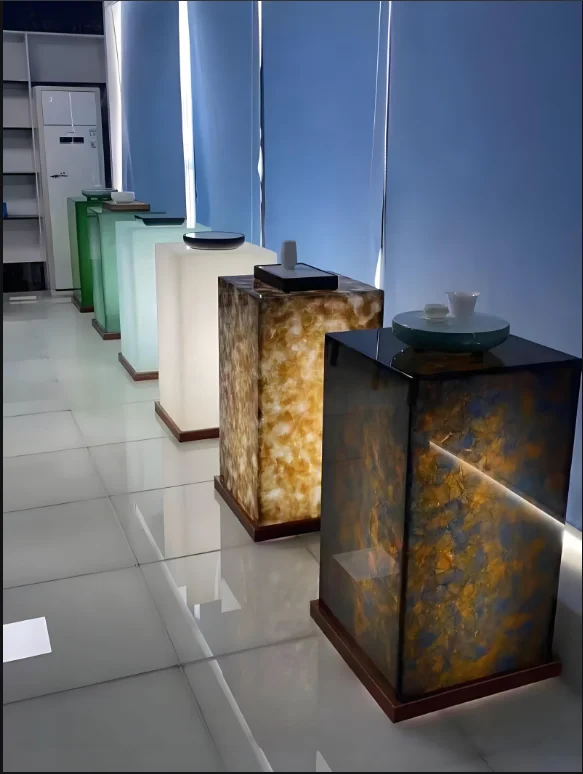 Modern Design Decorative Glass Wall Panels Special Artificial Stones ...