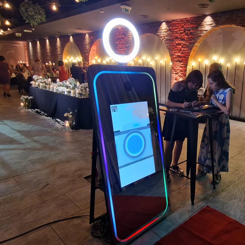 70 Inch Magic Mirror Photo Booth - Canon Camera & Printer