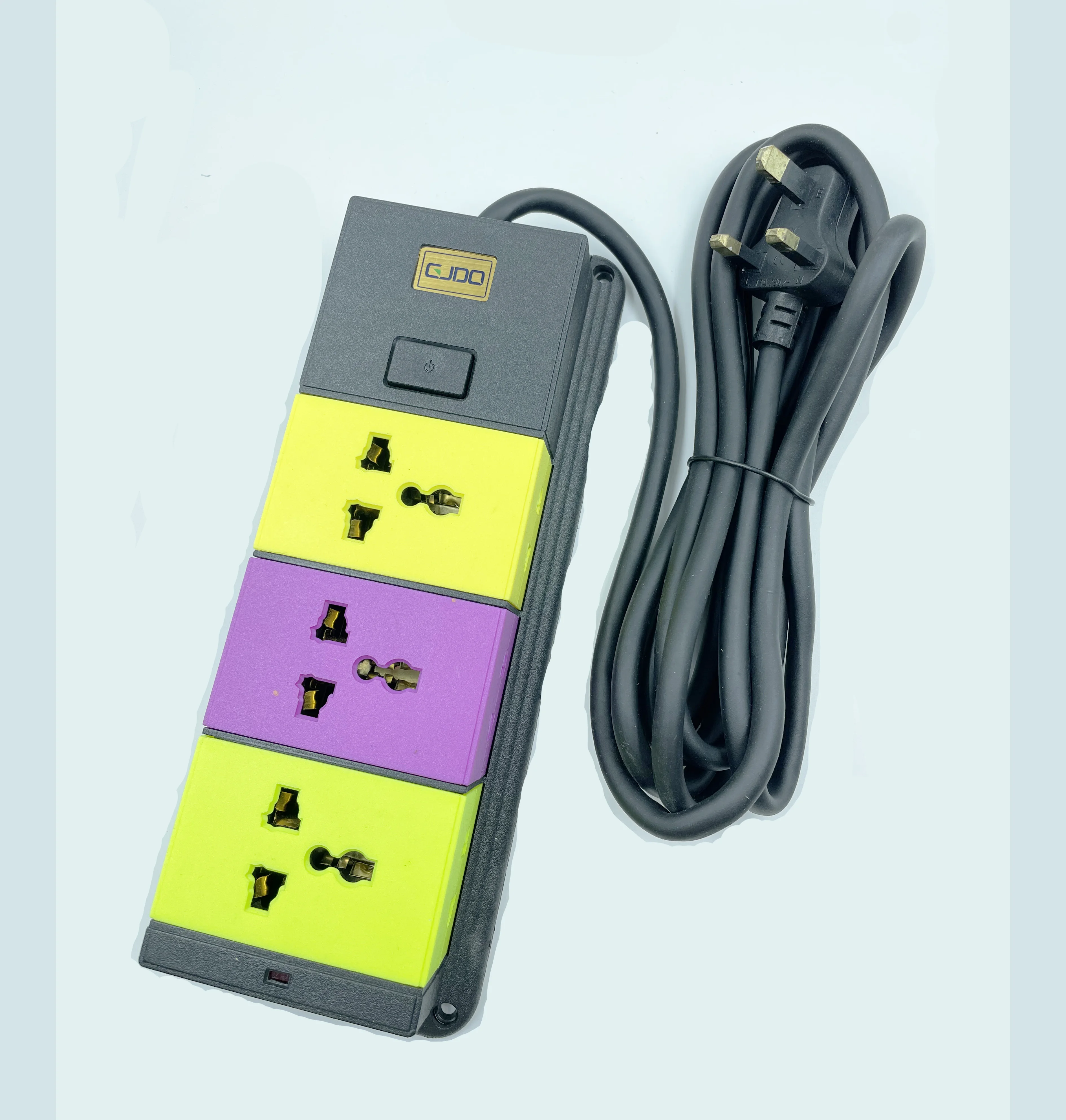 3-5way Color Universal Hole Socket With Power Cord 3m. Color Card ...