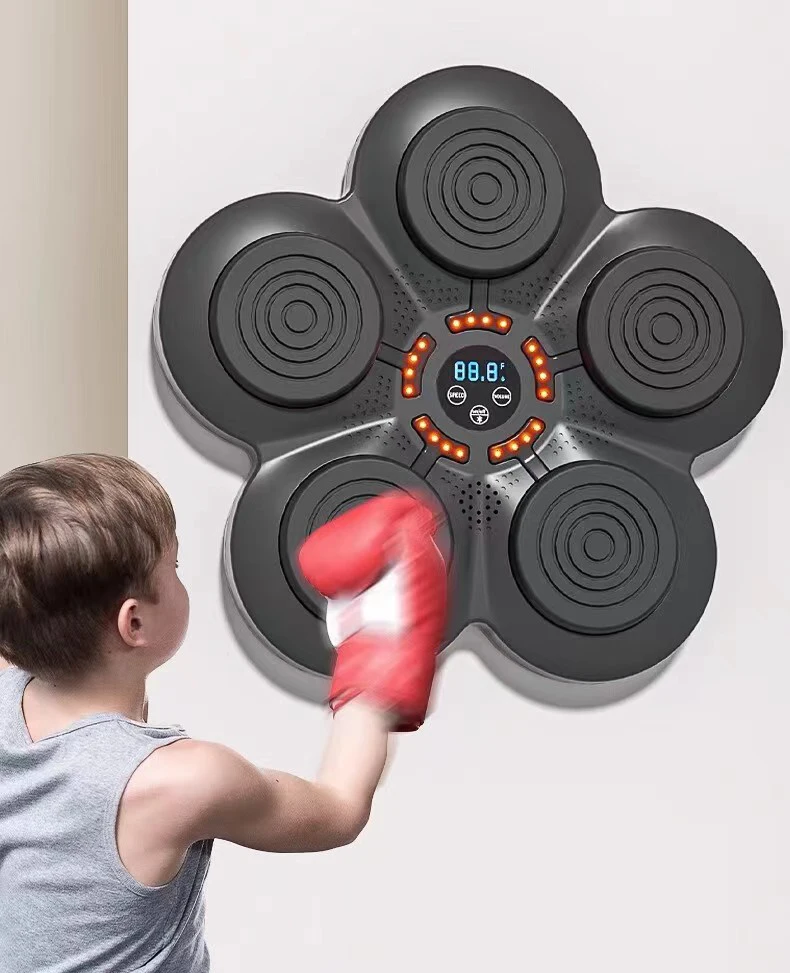 Adult & Child Multifunctional Music Boxing Machine Strength & Speed ...