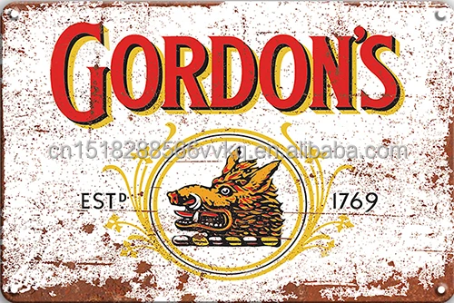 Vintage Rustic Tin Signs - Perfect for Man Caves & Bars