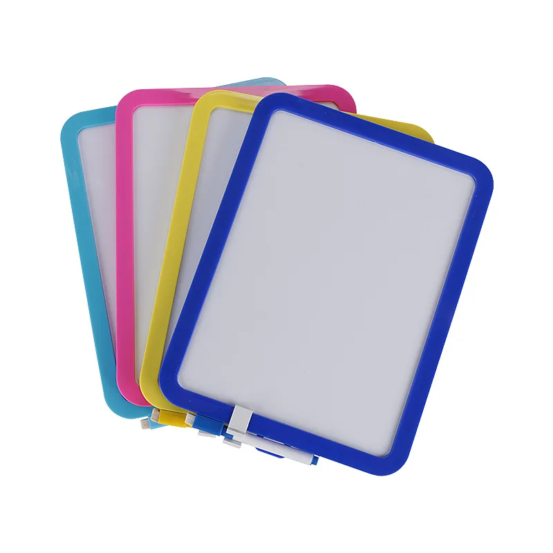 Plastic Border Magnetic MDF Whiteboard - A4 Size for Kids