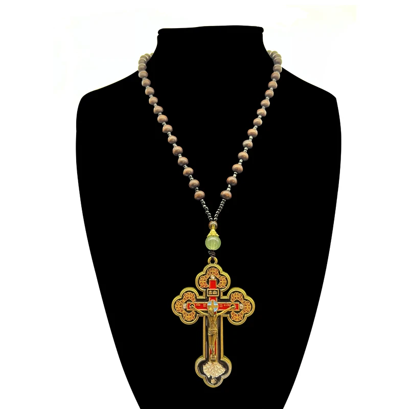 Orthodox Crucifix Cross Necklace - Religious & Fashionable