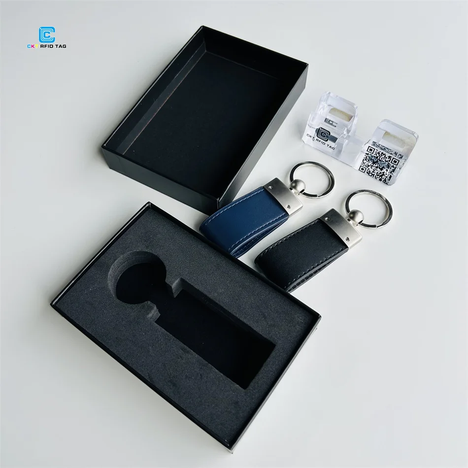 Personalized Laser Engraving Logo Sublimation Blank Leather Nfc Tag ...