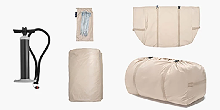 Glamping Canvas Inflatable Outdoor Camping Camper Tent, Customized ...