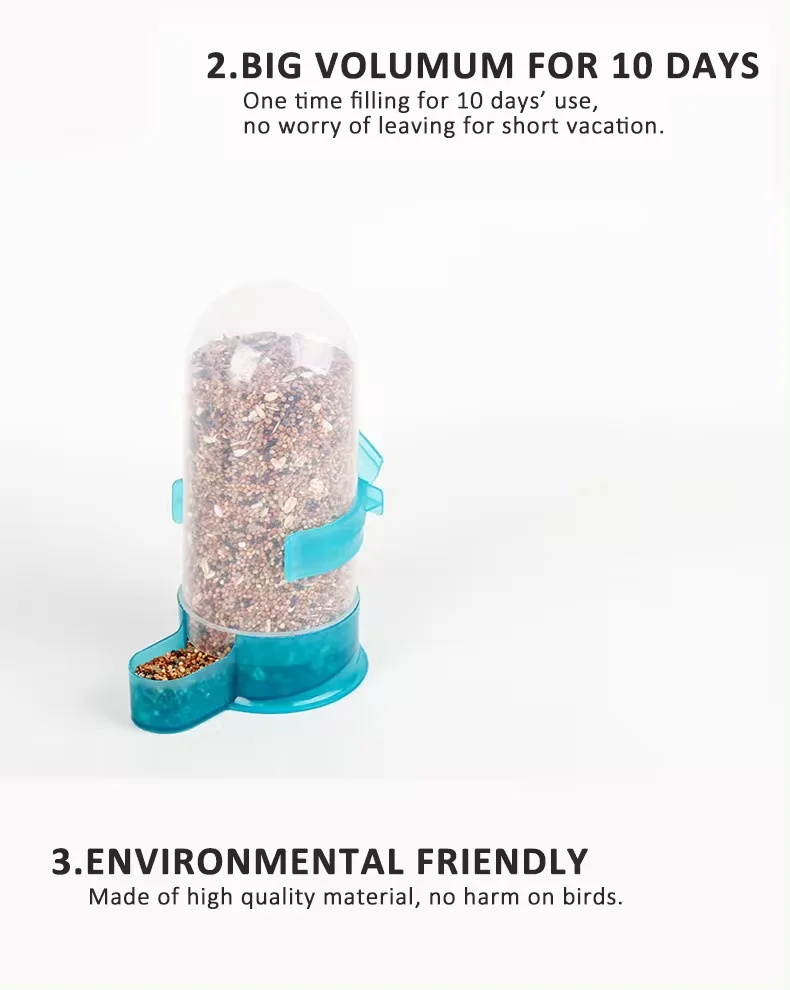Automatic Bird Feeder and Waterer 2-in-1 Combo, Gravity Food & Water ...