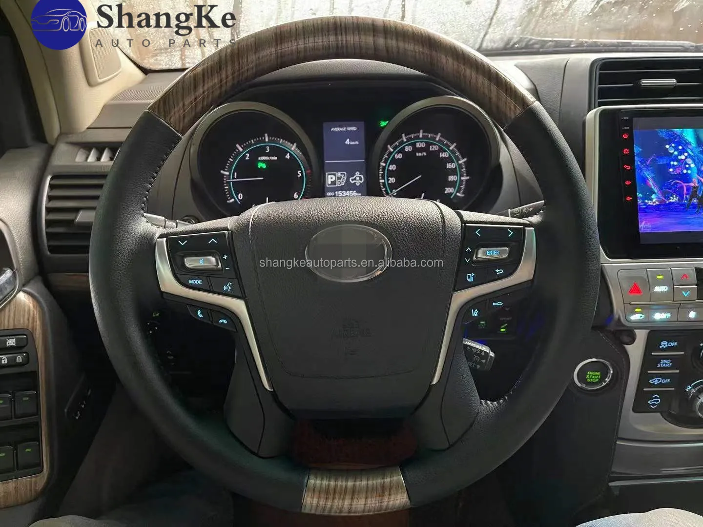 Prado Interior Upgrade Kit - Luxury Steering Wheel Conversion