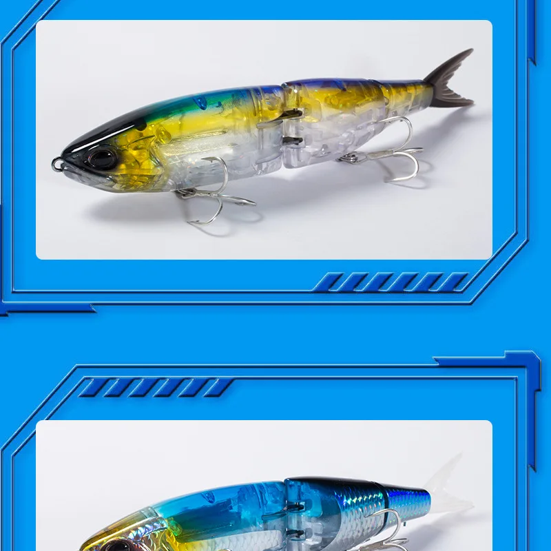 Oem Multi Section Saltwater Fishing Lure 180mm 50g 3 Segmented Sinking ...