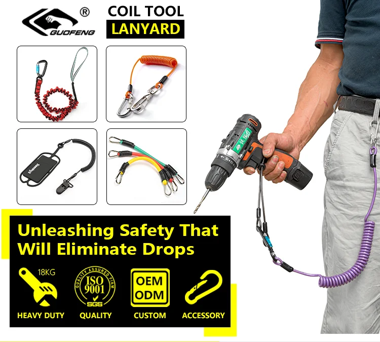 High Quality Retractable Tool Webbing Twisted Bay Tool Lanyard Tool ...