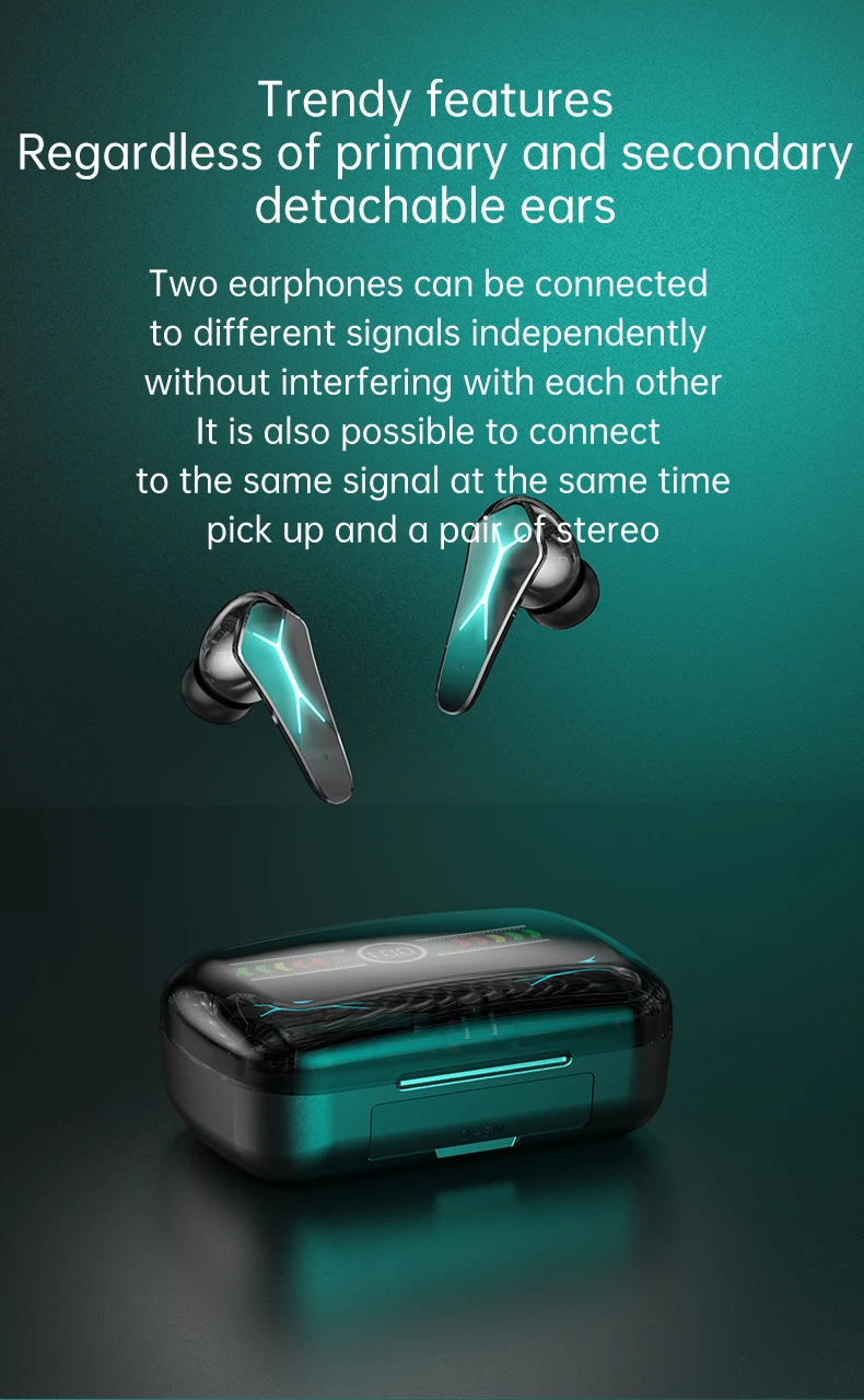 Auriculares Tws M12,Inalámbricos Por Bluetooth 5,3,Auriculares Estéreo ...