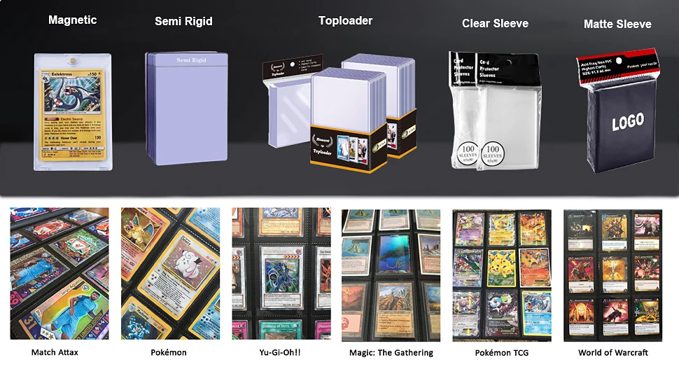 Card Protectors - Durable Acrylic Back Panels for Graded Cards