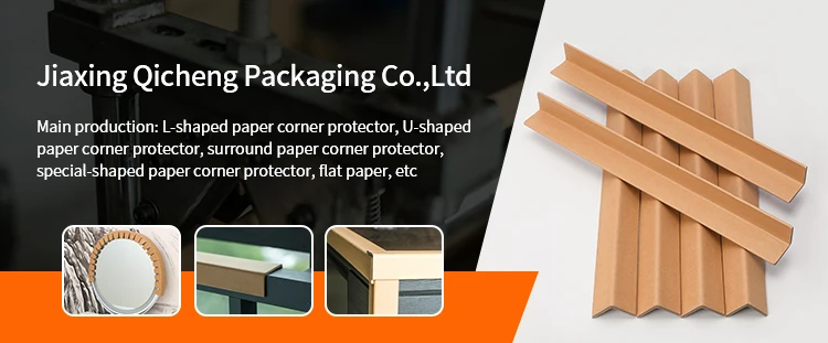 V Shape Hard Paper Pallet Edge Protectors - Durable & Recyclable