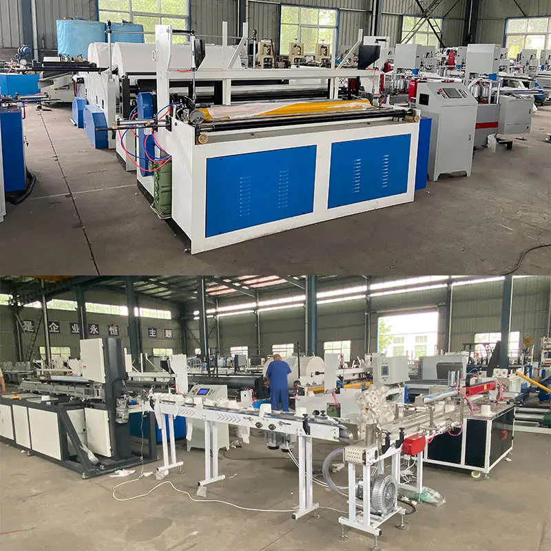 Small Bathroom Toilet Paper Production Machine Wc Tissue Rewinding ...