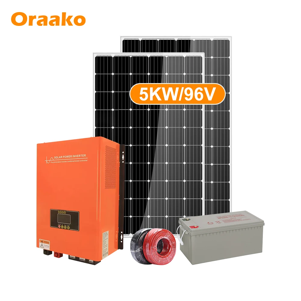 Complete Design Hybrid Home Solar Power System Solar Panel System Off ...