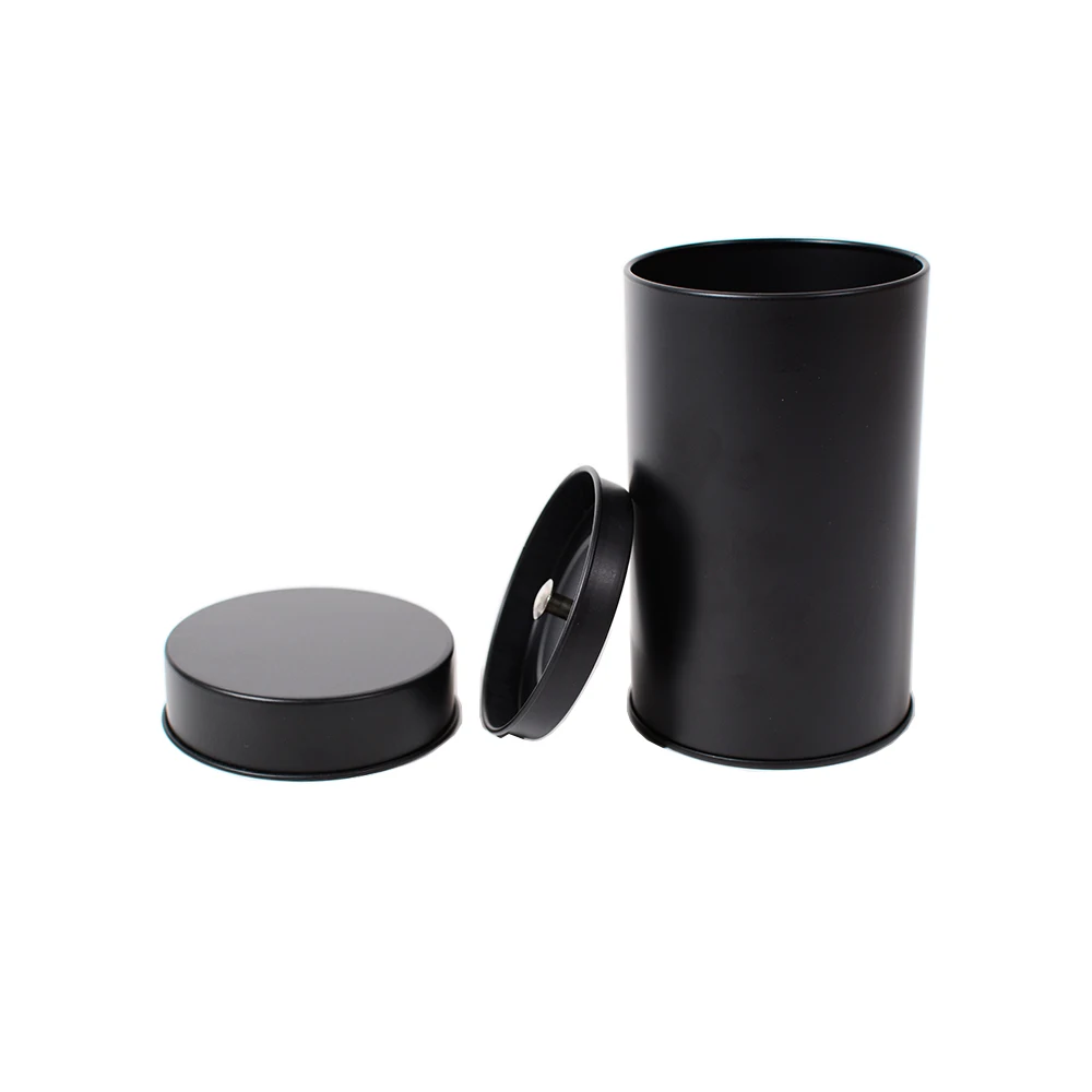 Offset Printed Double-Lid Tinplate Metal Can Airtight Empty Coffee Tea ...
