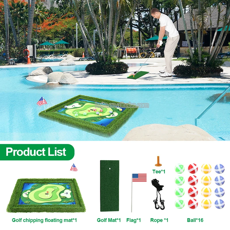 Cupohus Floating Golf Green For Pool,Golf Putting Green For Pool Set ...