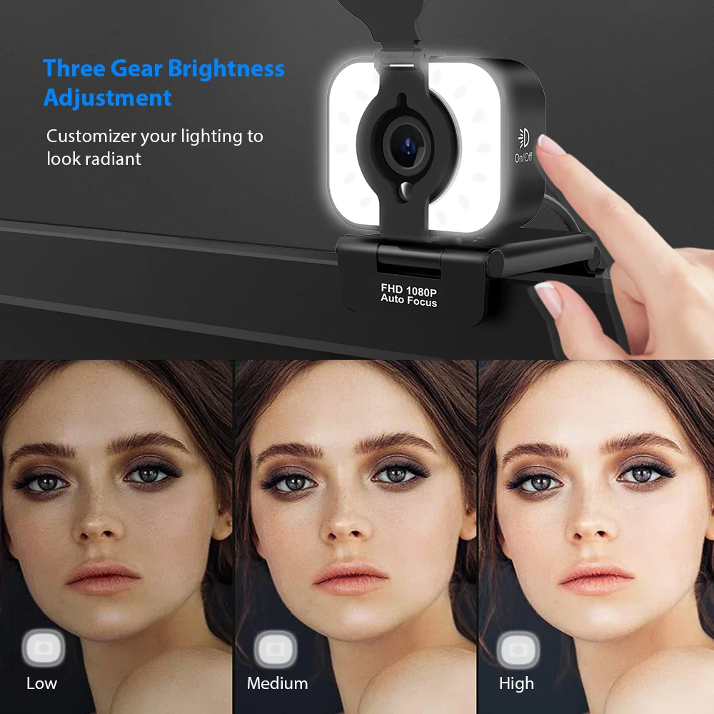 4k Ultra Hd Webcam With Built-in Microphone For Video Recording ...