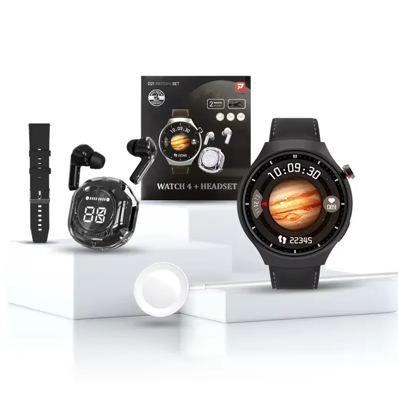 D21 Smart Watch 4 Suit Air 39 Tws Earphones Good Quality Smart Watches ...