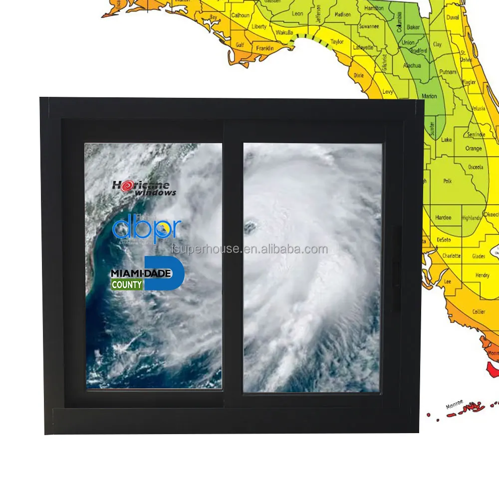 Florida Approved Hurricane Impact Windows - Sliding Style