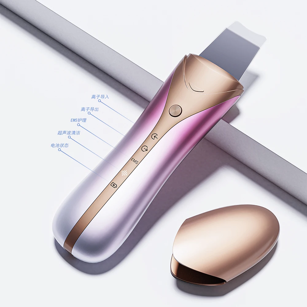 Wecomfy Portable Ultrasonic Skin Scrubber Spatula Wireless Mini ...