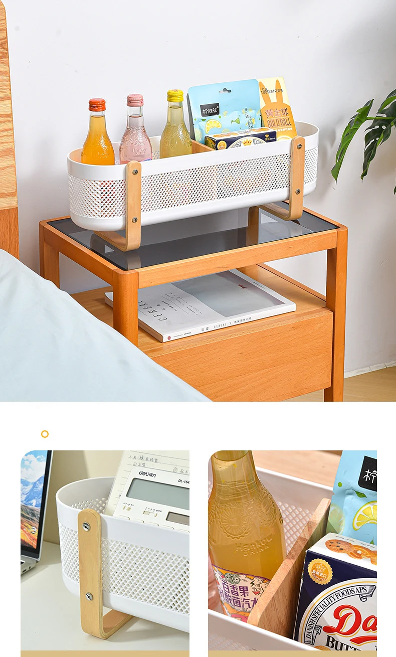 New Design Creative Wooden Handle Storage Basket Kitchen Cabinet ...