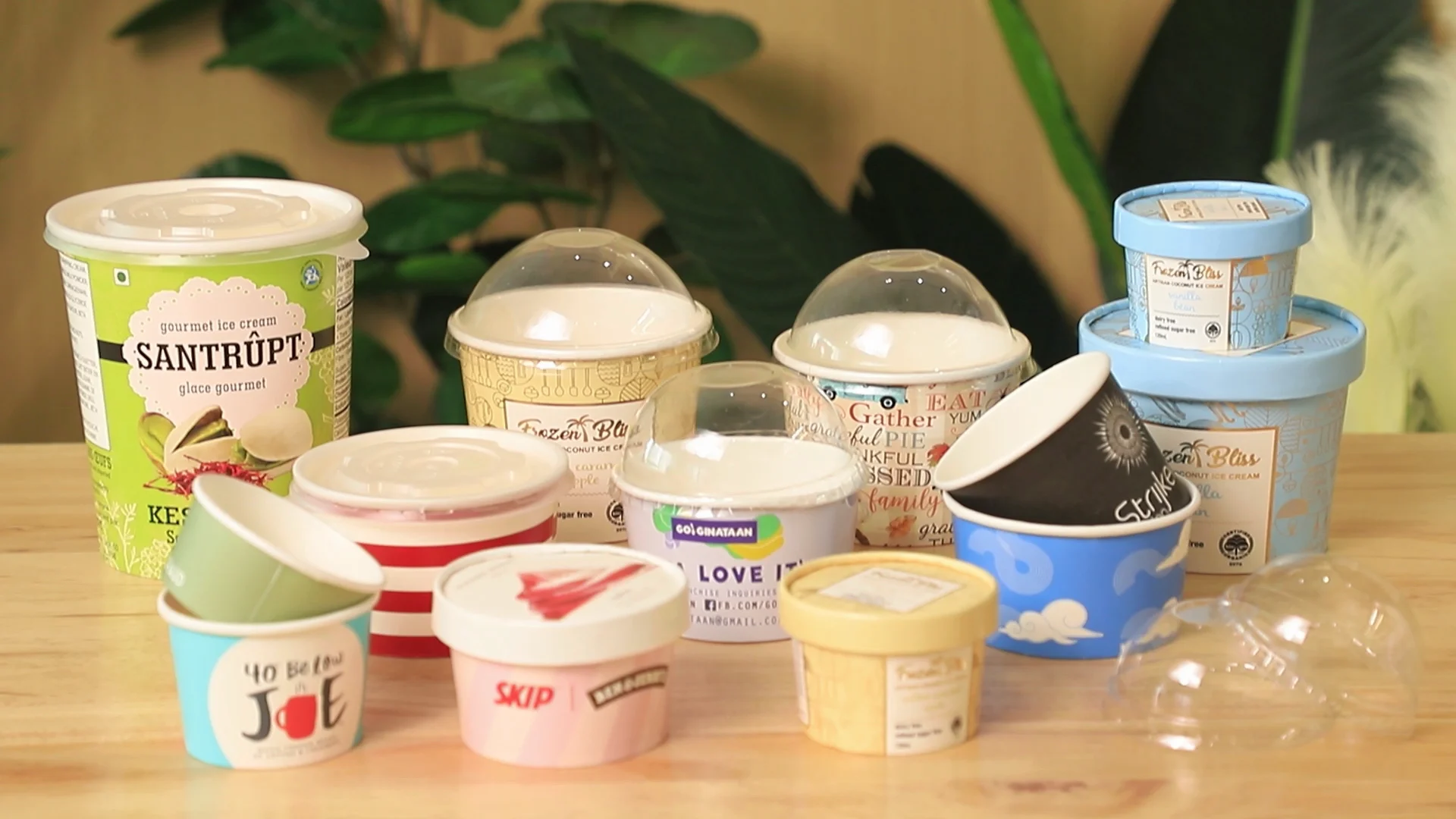 Lokyo Customized 5 Oz Ice Cream Cup Disposable Take Out Dessert Yogurt Frozen Ice Cream Paper ...