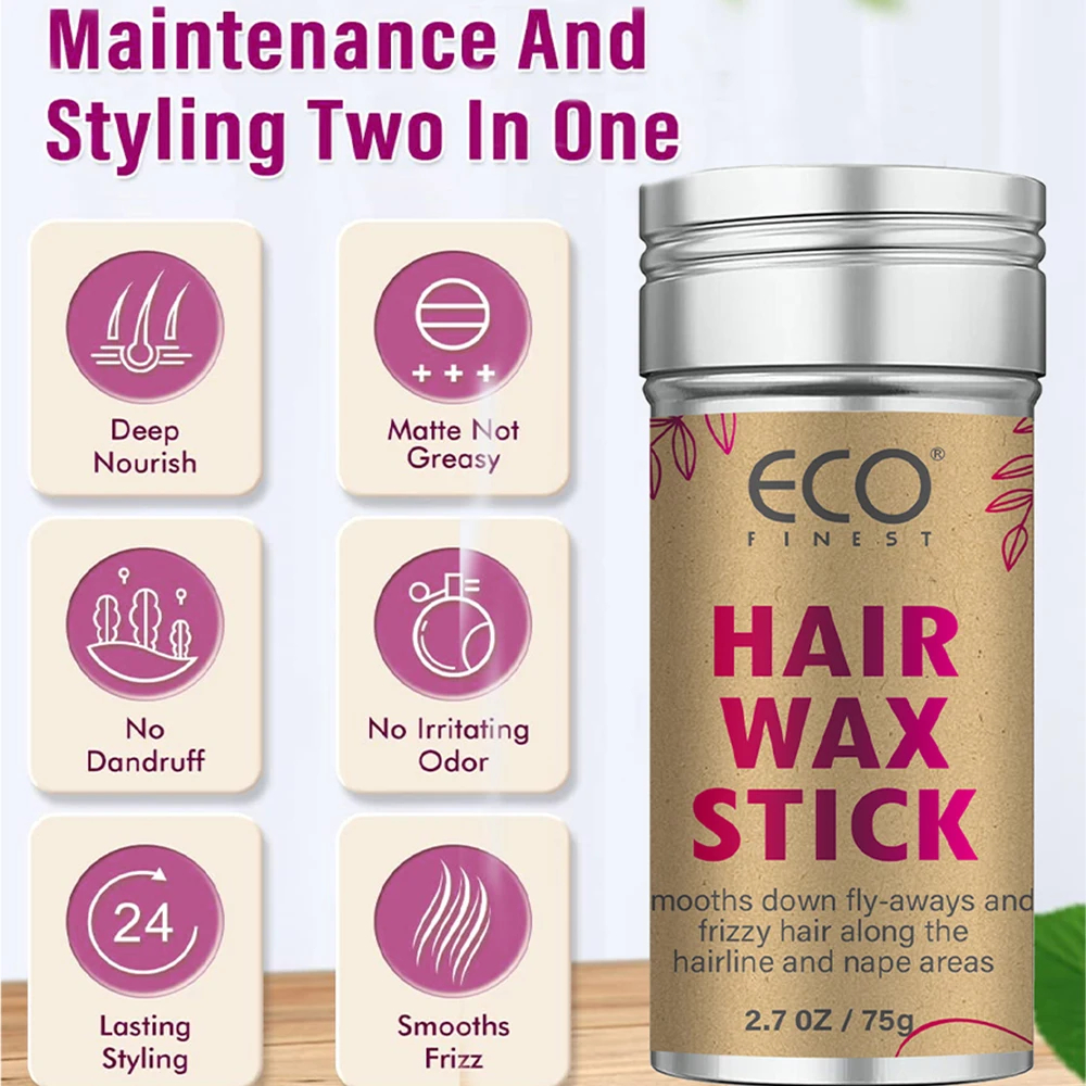 Long-Lasting Strong Hold Styling Smoothing & Slick Edge Control Hair ...