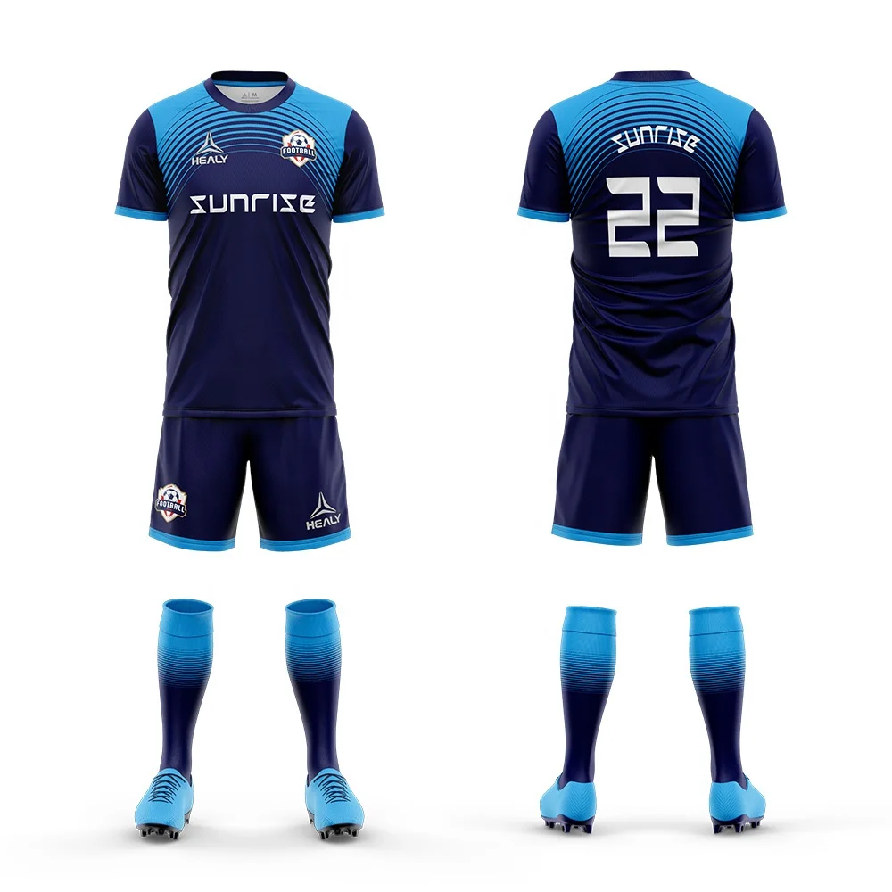 Custom Team Club Uniform Full Soccer Kit Set Uniforms With Socks For ...