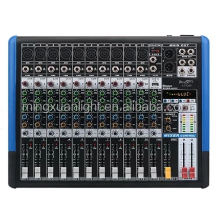 8 Channel 12 Channel Audio Mixer Professional Digital Console USB ...