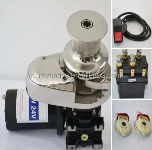 Boat Anchor Winch 12v Electric Vertical Windlass Capstan Winches Yacht ...