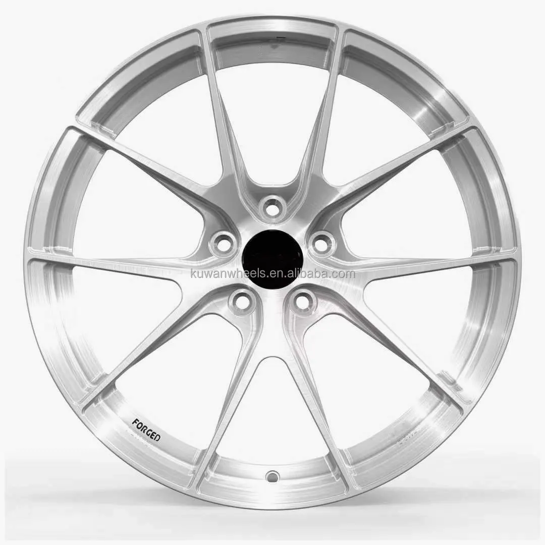 Kw Forged 5x112 Wheels 18 19 20 21 Inch Silver Brushed Alloy Passenger ...