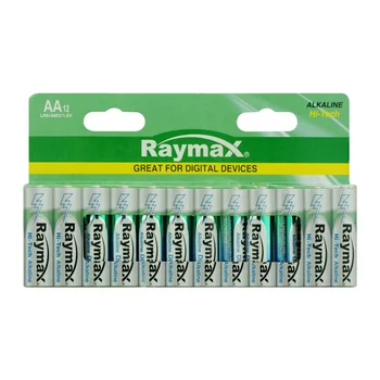 Raymax 1.5v Lr6 Paper Blister 12 Count Aa Battery Alkaline Pilas ...