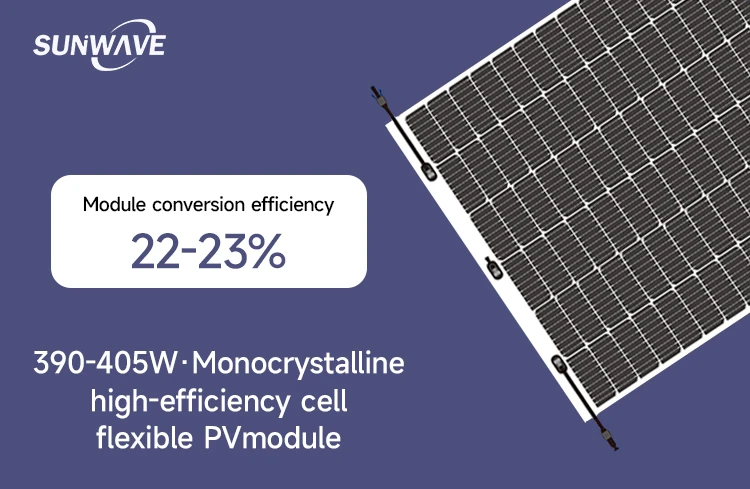 Sunwave Hot Selling Flexi Solar Photovoltaic Panels 390w 395w 400w 405w ...
