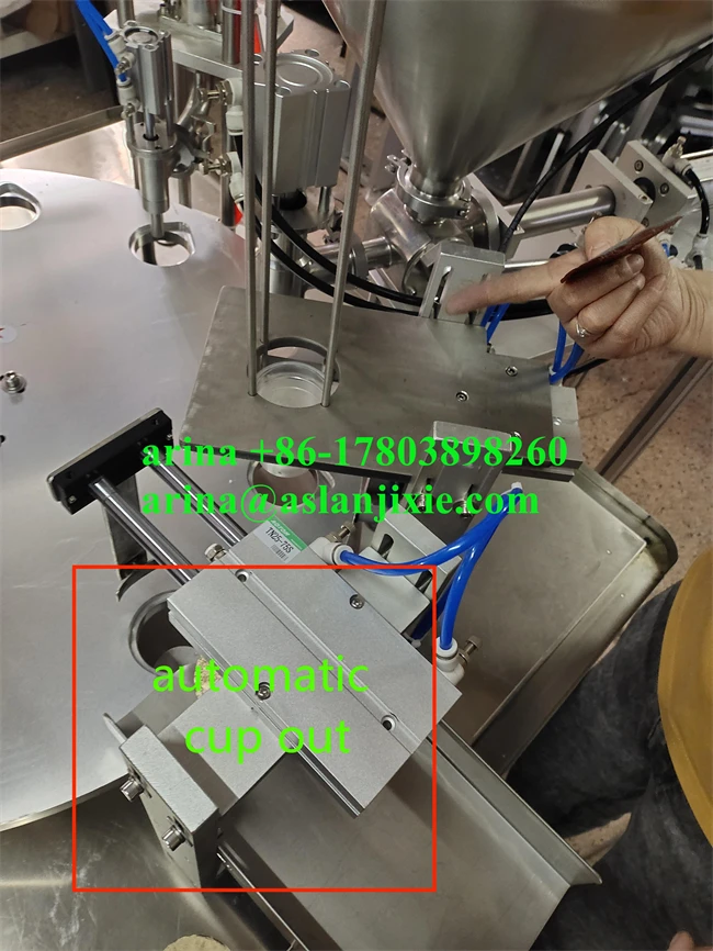 Yogurt Fruit Juice Mini Cup Filling Machine Rotary Yogurt Cup Sealing ...