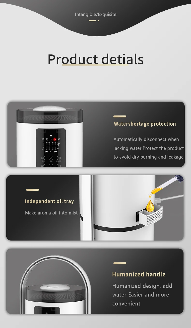 9L Ultrasonic Warm Mist Humidifier - Easy Home Solution