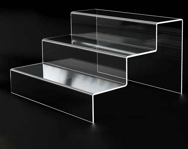 Acrylic Ladder Display Stand Transparent Multi-layer Hand-done Blind ...