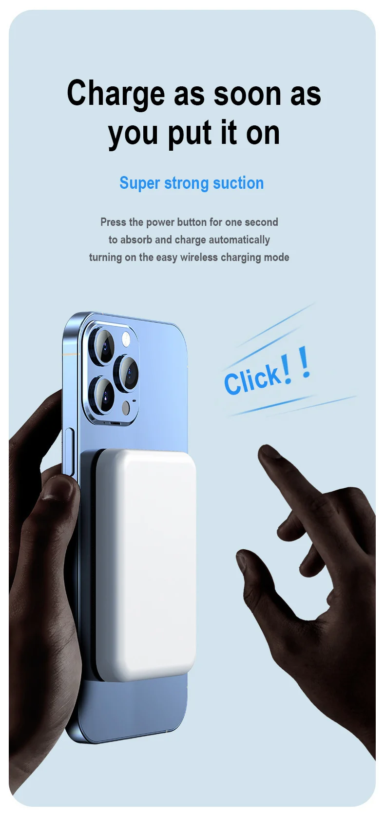 Mobile Mini Magnetic Wireless Power Bank & Power Station True Capacity ...