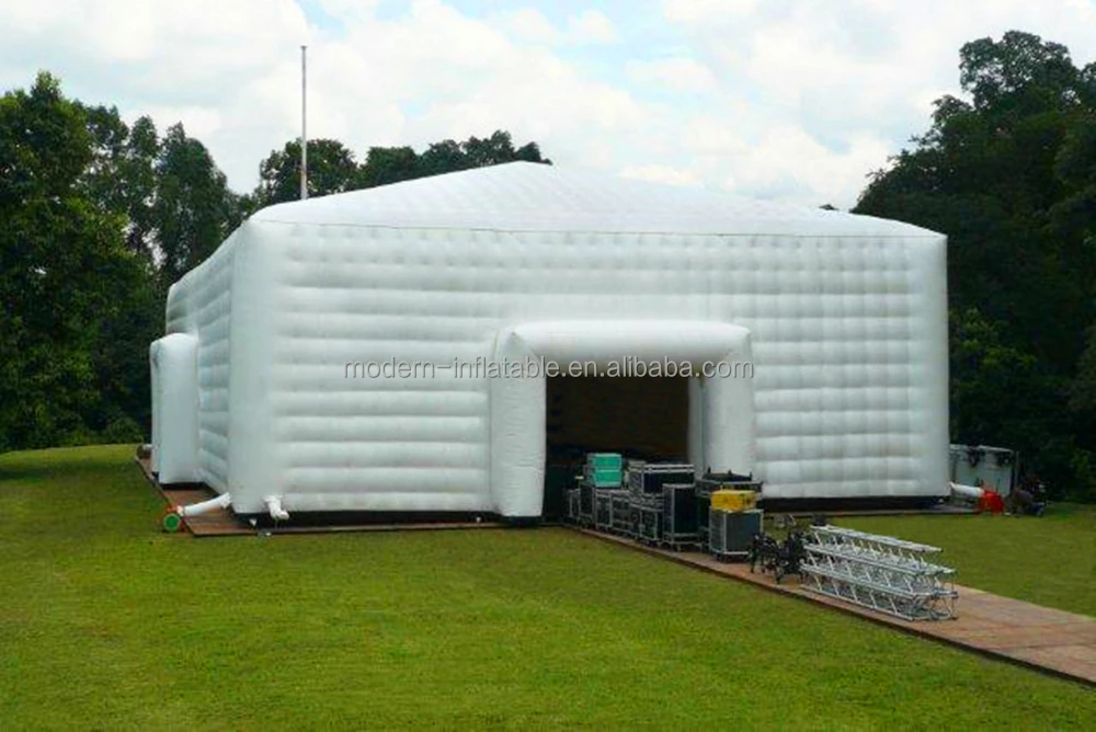 Good Quality Black Color Inflatable Cube Disco Party Tent