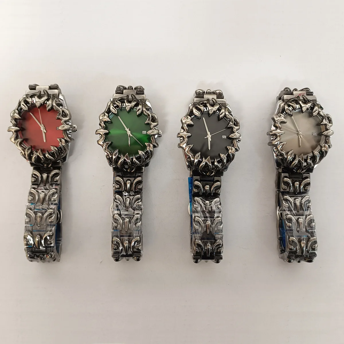 Luxury Vantage Unique Y2K Alabaster Twisted Claw Shape Watches Men ...