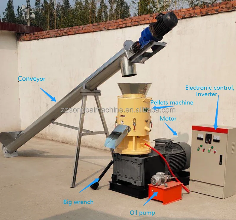 Household Alfalfa Cubes Pelet Machine Wood Pellet 4kw Wood Pellet ...