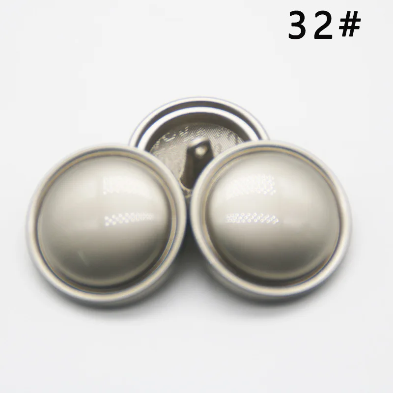 Shank Button Gold Custom Sewing Metal Zinc Alloy Plating Round ...