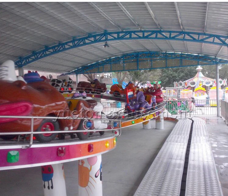 Kids Amusement Outdoor Electrical Children Fiberglass Mini Monorail ...