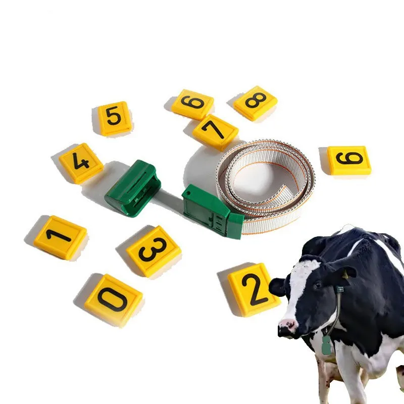 Blueworth Cow Neck Tags Cattle Collar Tags Hanging Tag Nylon Woven ...