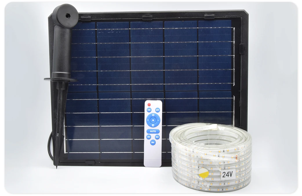 Integrated Solar Strip Light 20a 30p 24v Solar Power Rgb Led Light ...