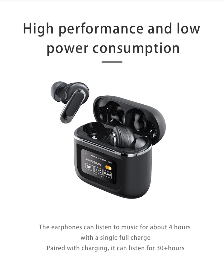 2024 V8 Wireless Headphones - ANC Noise Reduction Gaming Earphones