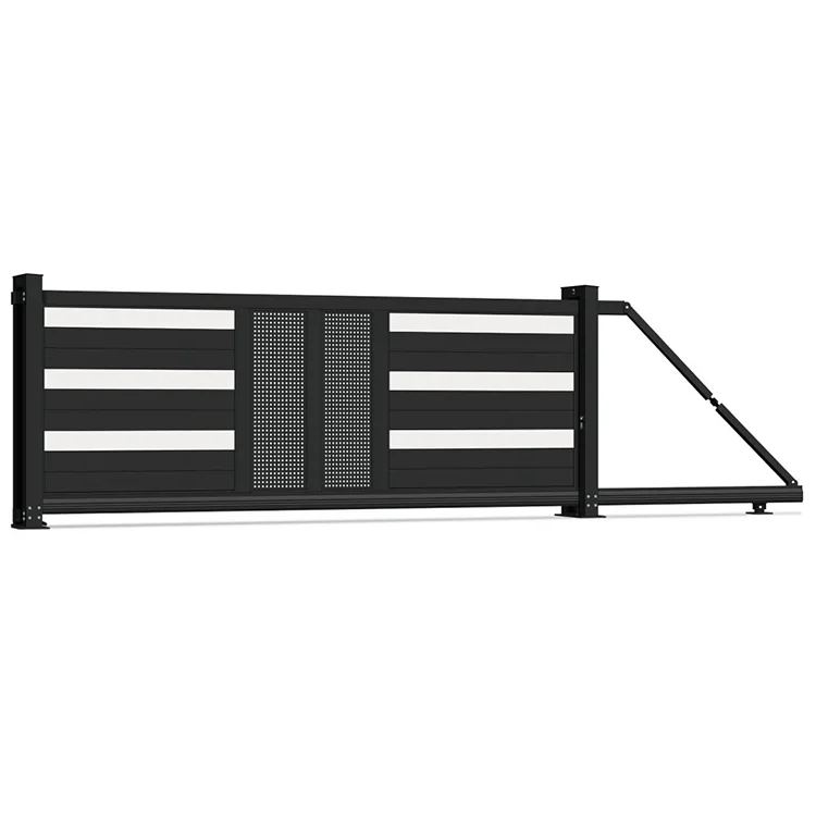 Alibaba.com: Modern galvanized steel motorized cantilever gate ...