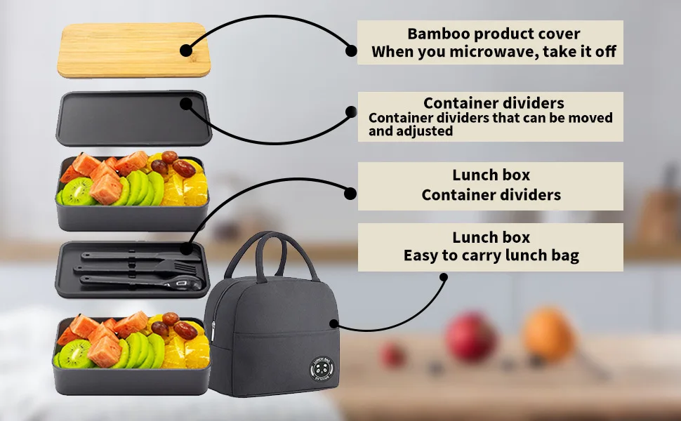 Double-layer Lunch Box with Insulation - Keep Food Fresh