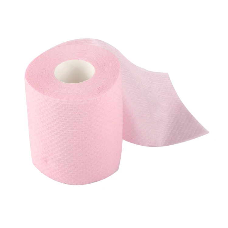 Wholesale Free Sample Tissue Paper Toilet Paper Pink Recycle Soft 2ply